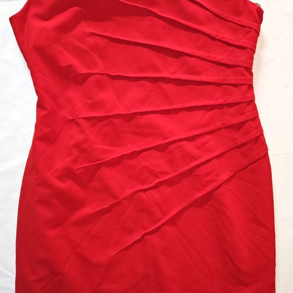 Calvin Klein | Dresses | Calvin Klen Red Dress Size 2 | Poshmark